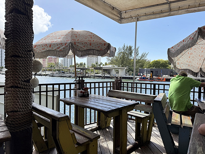 Waterfront dining that reminds you why people move to Florida in the first place. This view pairs perfectly with anything on the menu.