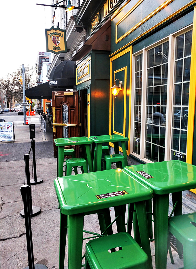 Those bright green tables outside aren't just furniture &ndash; they're front-row seats to Harrisburg street life with a side of fresh air and people-watching.