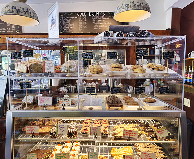 The pastry case&mdash;or as I call it, "The Museum of Delicious Decisions"&mdash;where every choice is somehow both right and wrong. 