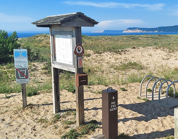 The humble pay station stands as a reminder that paradise comes at a small price &ndash; and is worth every penny.