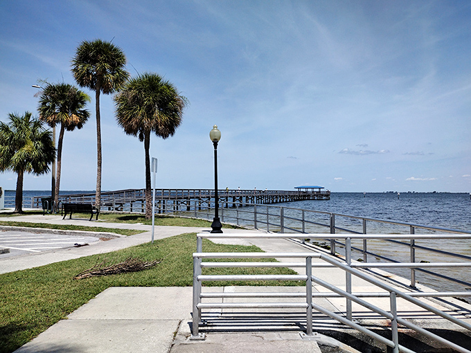Philippe Park offers shady respite under Spanish moss-draped oaks, where picnic shelters await families and the occasional ambitious squirrel.