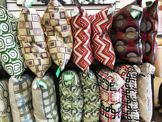 Pattern paradise! These pillows cost less than a fancy coffee but will have guests thinking you hired a professional decorator.