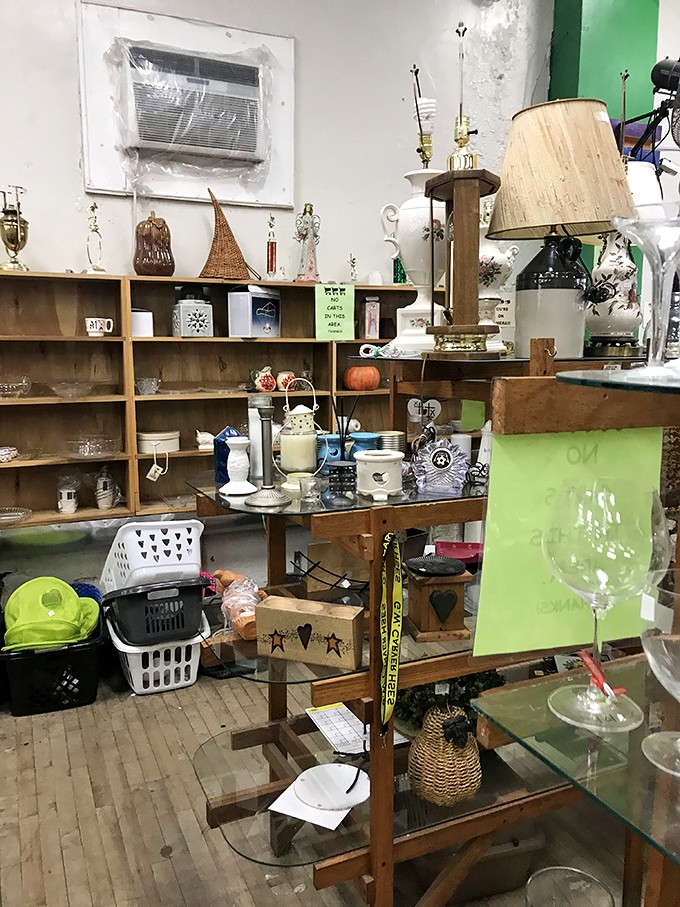 This corner of miscellany feels like your eccentric aunt's attic, where practical items mingle with the whimsical in delightful disorder.