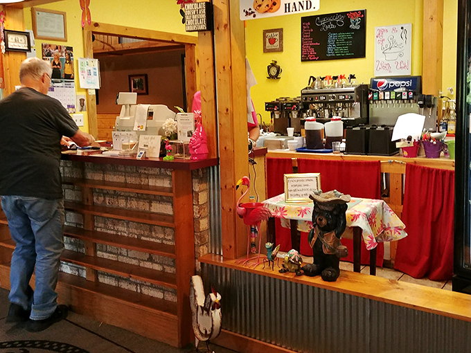 Where the magic begins&mdash;the counter where coffee flows and friendly faces greet you like you're the day's most important customer.
