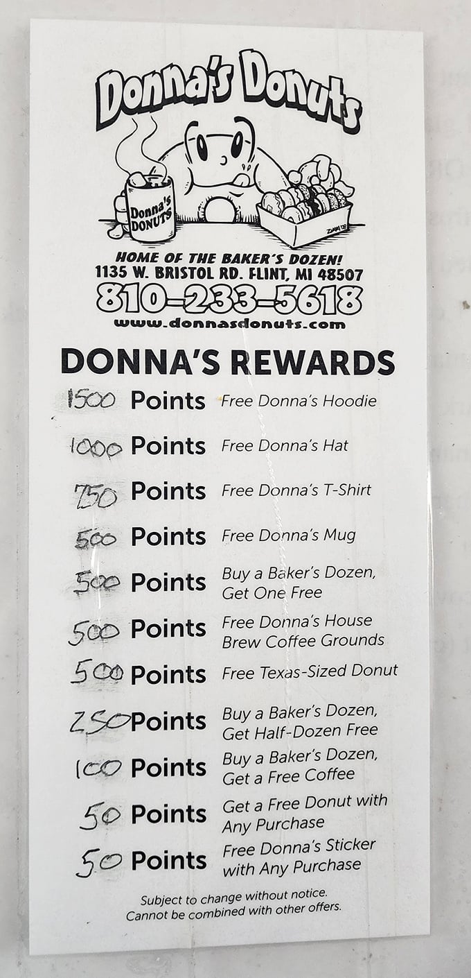 The rewards program proves that loyalty to fried dough can literally pay off. That hoodie might be worth the extra calories.