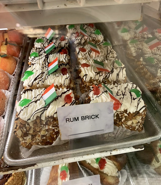 Rum Bricks decorated with Italian flags&mdash;patriotism never tasted so good or made you quite so happy to be alive.