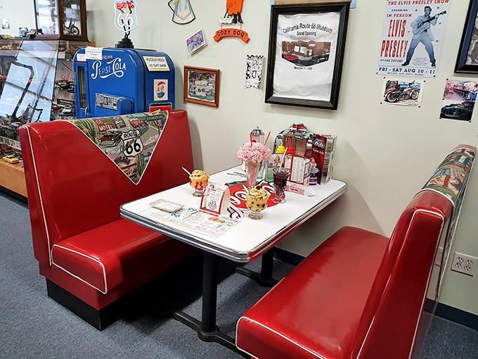 Where you can sit and contemplate life before drive-thrus ruled the earth.