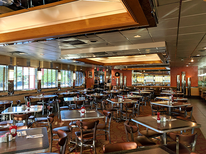 The dining room balances that perfect diner equation: enough space to have a private conversation, yet enough energy to feel like you're part of something special.