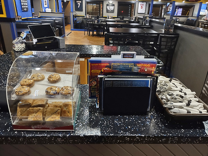 Where sweet treats tempt even the most disciplined diners. These homemade desserts sitting by the counter are the final delicious argument against saving room.