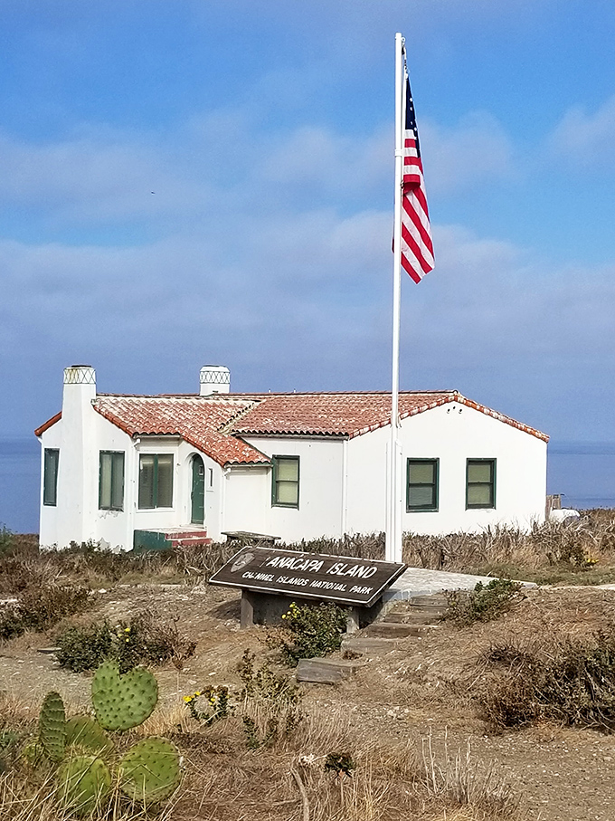 The official welcome sign marks your arrival at one of America's most exclusive island getaways.