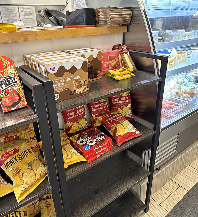 Snack attack backup plan. Though you're here for the sandwiches, Koch's keeps a selection of chips and treats for the complete deli experience.
