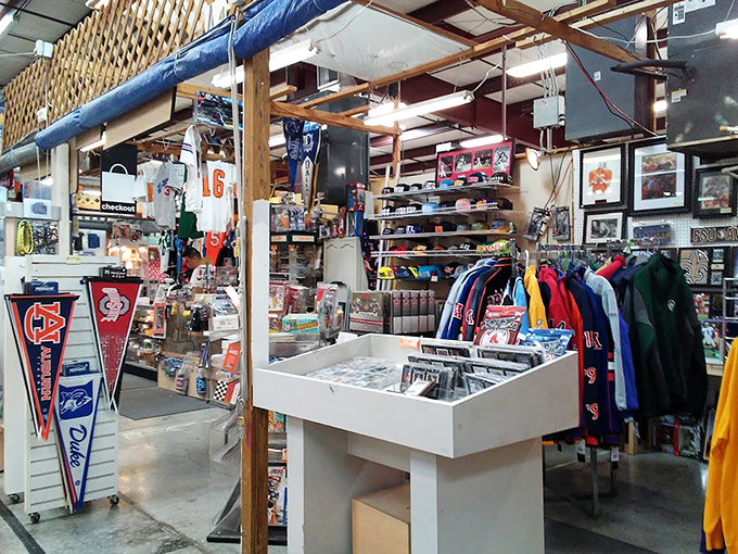 Sports memorabilia central – where your team loyalty meets your wallet's reality in glorious, pennant-waving fashion.