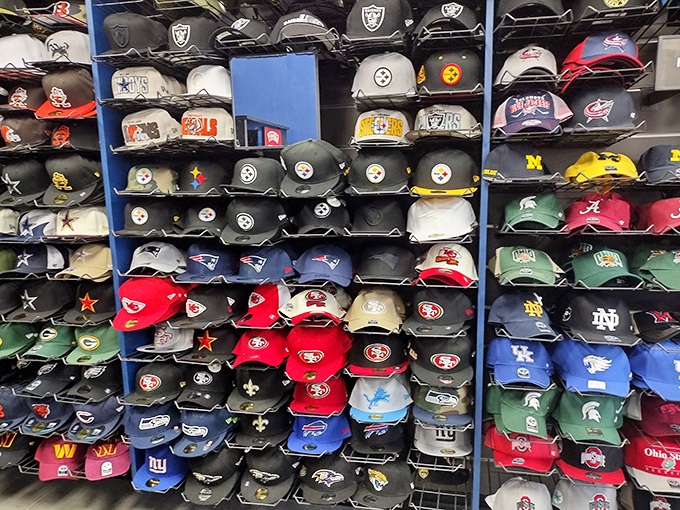 Sports fan heaven where team loyalty meets discount pricing&mdash;the perfect place to gear up without striking out your budget.