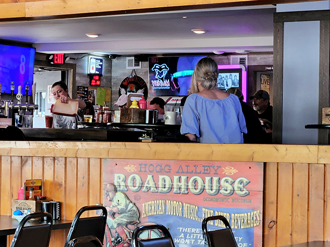 The heart of Hogg Alley beats behind the bar. Where Wisconsin's favorite beverages are poured with just the right amount of local flair.