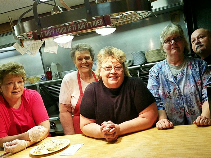 The true secret ingredient at any great diner is the people behind the counter. These smiles have launched thousands of perfect breakfasts.