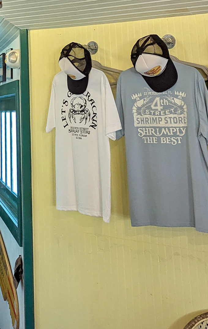 Wear your seafood loyalty with pride! These shirts don't just advertise&mdash;they proclaim you've discovered one of St. Pete's tastiest treasures.