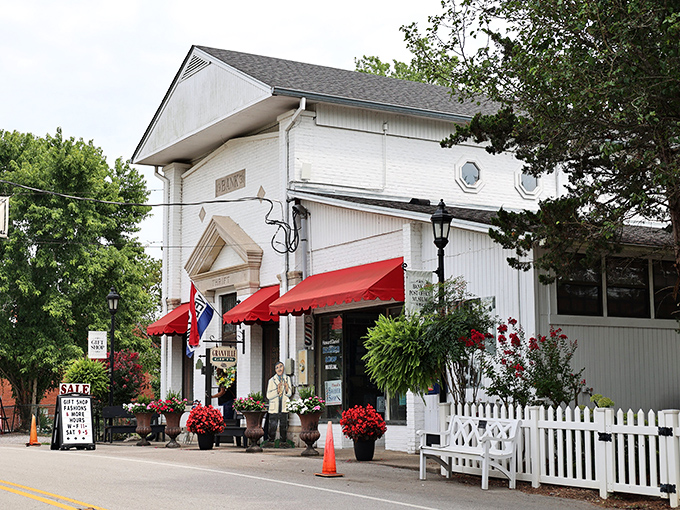 The historic bank building's transformation shows how Granville honors its past while creating spaces for today's community to gather.