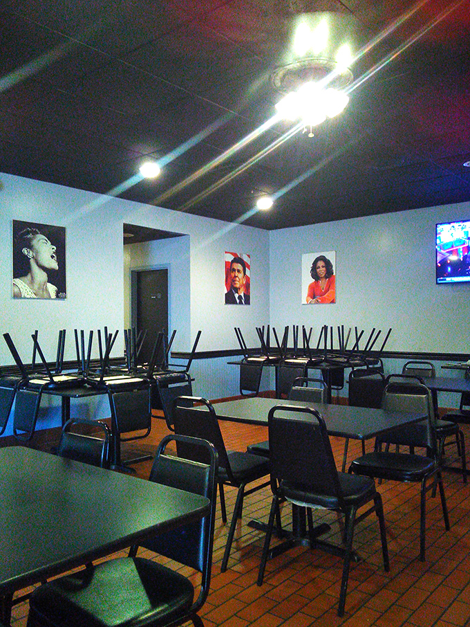 Simple tables, extraordinary food. In the church of comfort cuisine, this is where the faithful gather to worship at the altar of flavor.