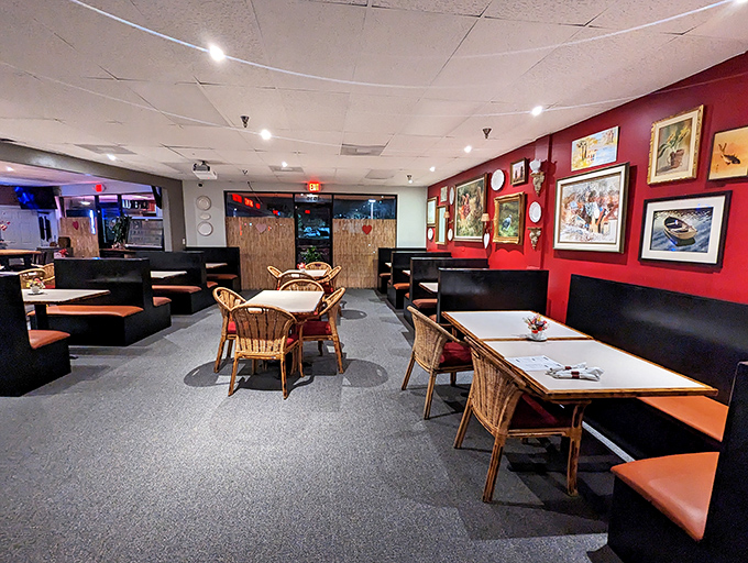 More proof that every corner of this place has been designed for maximum comfort and wing consumption.