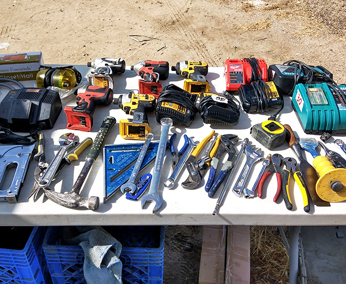 Tool paradise where DIY dreams begin. That weird-looking wrench you need for that specific project? It's definitely here somewhere.