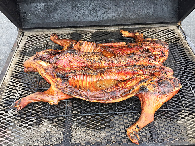 This isn't just cooking&mdash;it's a primal ritual. A whole hog on the smoker is barbecue in its most honest, spectacular form.