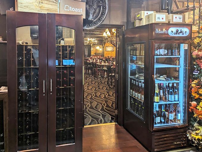 Behind these elegant doors lies liquid treasure&mdash;a wine collection that makes oenophiles weak in the knees and pairs perfectly with everything.