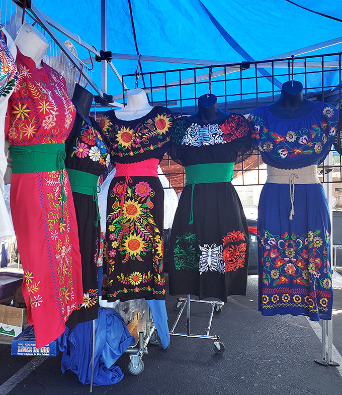 Wearable art! These embroidered dresses showcase traditional craftsmanship that transforms everyday clothing into cultural celebrations you can wear.