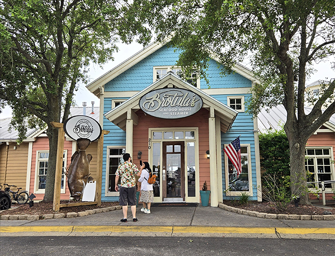 This charming cottage-style building houses steamed seafood perfection that'll change how you think about healthy dining.