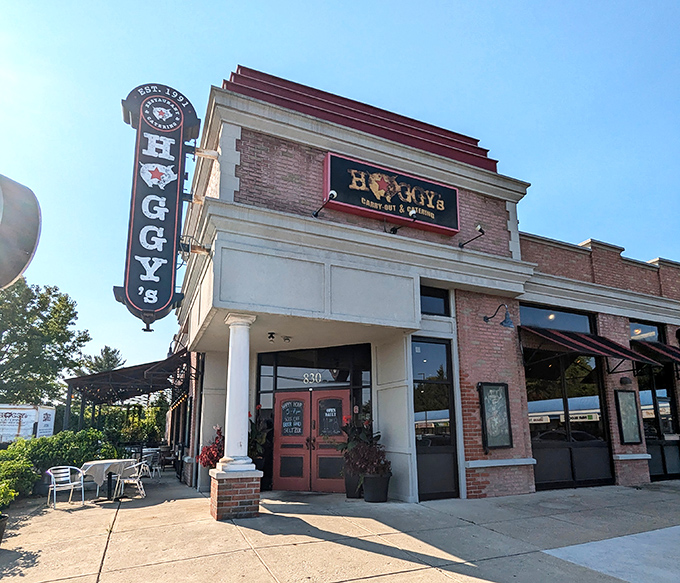 That classic brick facade has welcomed barbecue lovers like an old friend for years.