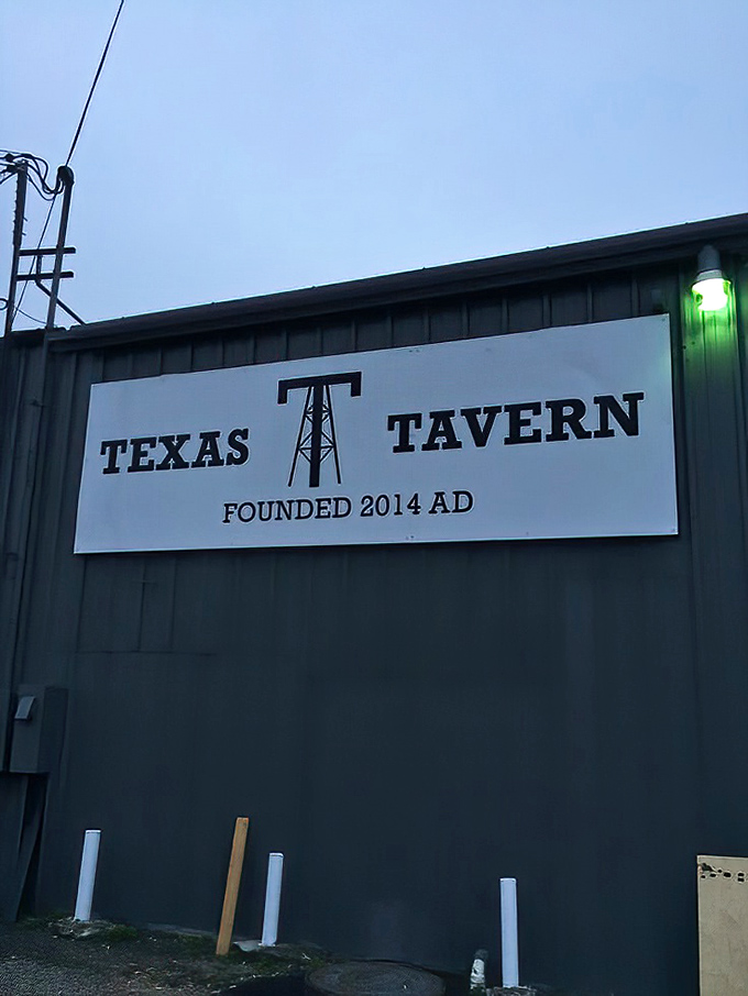 Texas T Tavern's no-nonsense exterior hides a welcoming watering hole where locals gather to celebrate all things Texas.