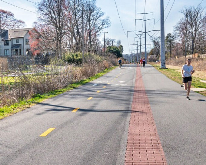 The community green in Falls Church &ndash; where strangers become neighbors.