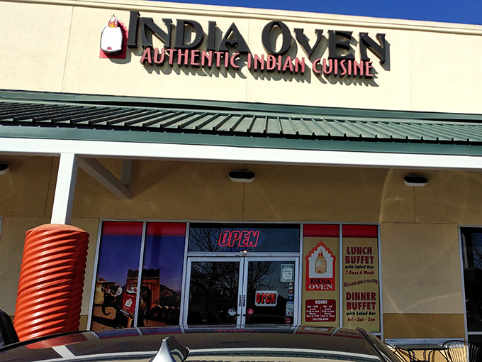 Behind that unassuming facade lies a buffet of Indian delights waiting to expand your culinary horizons.