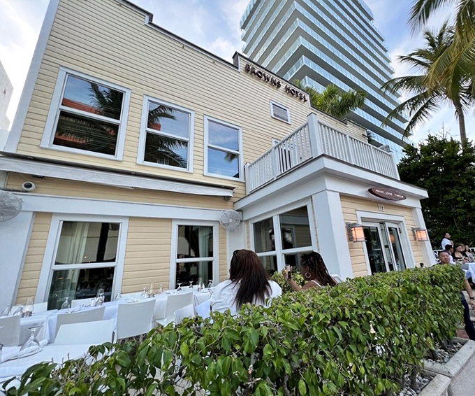 Historic Miami Beach architecture houses contemporary culinary magic - the perfect marriage of past and present.