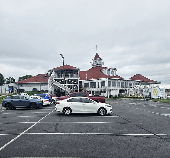 This waterfront wonder with its lighthouse tower offers seafood with a side of spectacular views.