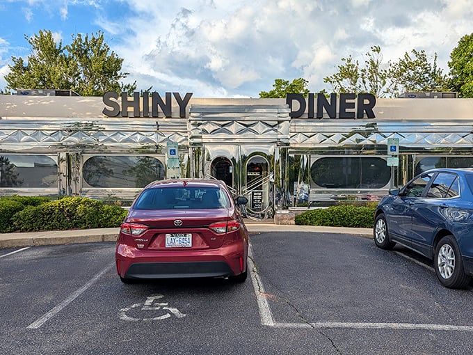 Classic streamlined design meets serious comfort food - it's like stepping into a Norman Rockwell painting that serves pie.