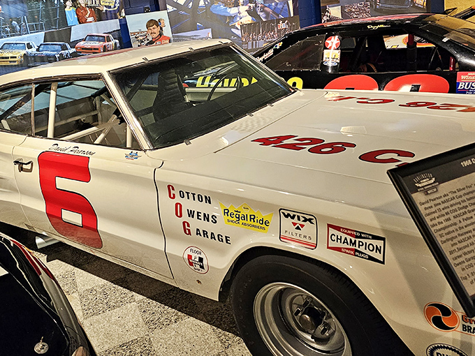 Before sponsorships covered every inch. The elegant simplicity of the #6 Dodge Charger reminds us of racing's more straightforward era.