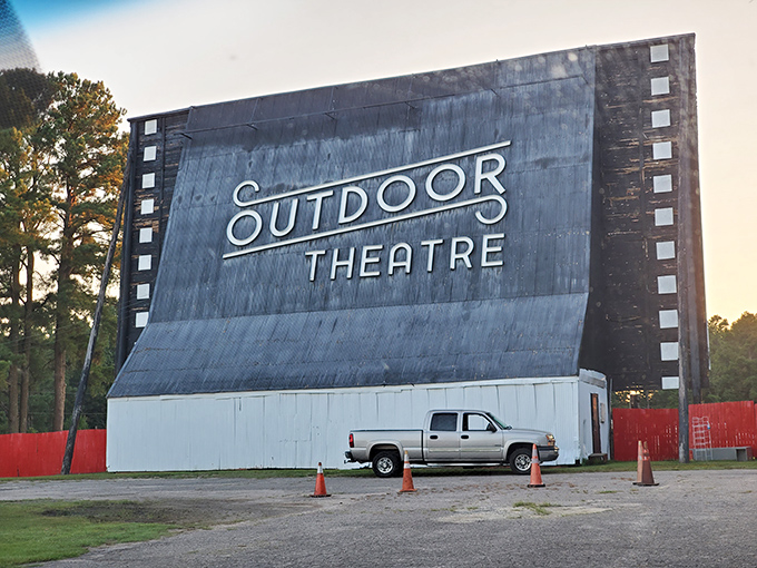 Parked and ready for showtime&mdash;this pickup has the best seat in the house for an experience that's both retro and refreshingly relevant.