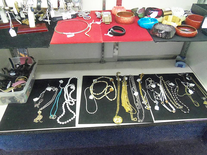 Jewelry displays that prove accessorizing doesn't have to break the bank&mdash;those pearl necklaces and gold chains hold stories from previous lives.