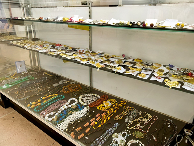 Jewelry displays that sparkle with potential. One person's forgotten accessories become another's statement piece at a fraction of retail.