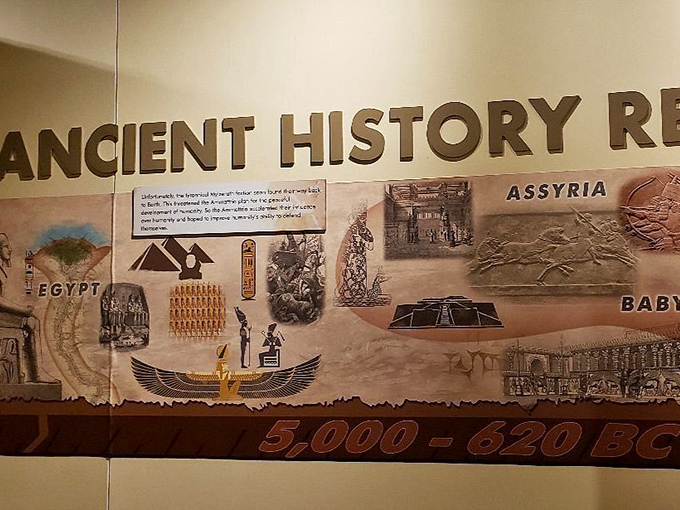 Ancient history gets the conspiracy treatment with this exhibit connecting Egypt, Assyria, and Babylon. History Channel, eat your heart out!