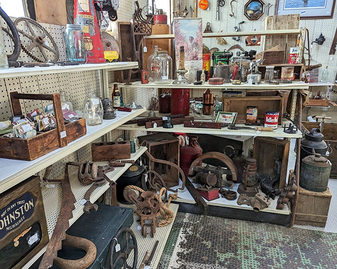Rust and history corner! These industrial artifacts tell stories of Wisconsin's manufacturing past&mdash;each gear and tool a chapter in time.