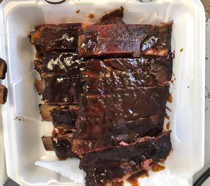 Ribs so perfectly lacquered they look like they've been polished by BBQ angels &ndash; the bark alone deserves its own fan club.