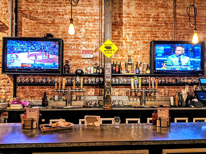 The bar where craft beer meets craft barbecue, creating partnerships more successful than most Hollywood power couple relationships.