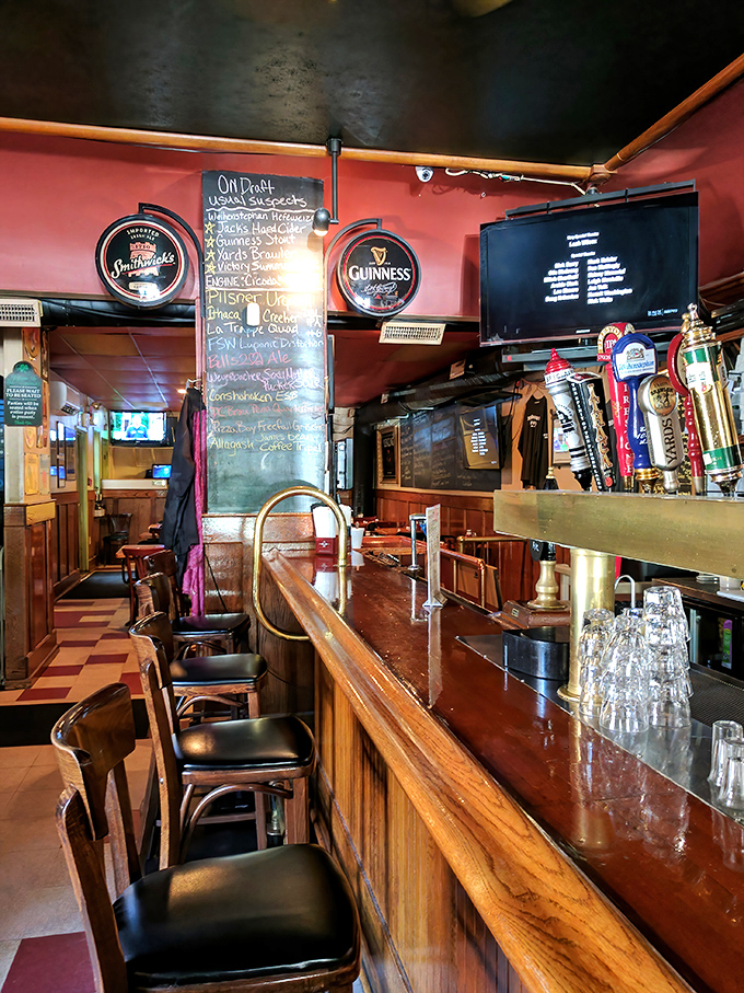 The warm glow of McMenamin's bar invites you to pull up a stool and join the family &ndash; where everybody might not know your name yet, but they will.