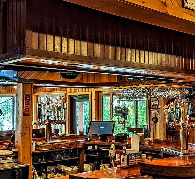 Multiple screens ensure you won't miss the game while savoring perfectly grilled steaks and ice-cold beer.