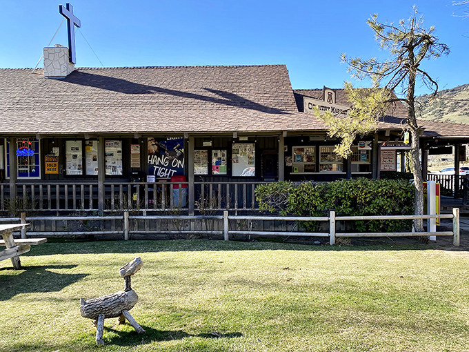 Bear Valley's rustic charm comes with a "Hang On Tight" philosophy&mdash;solid advice for both mountain living and ordering their generous portions.