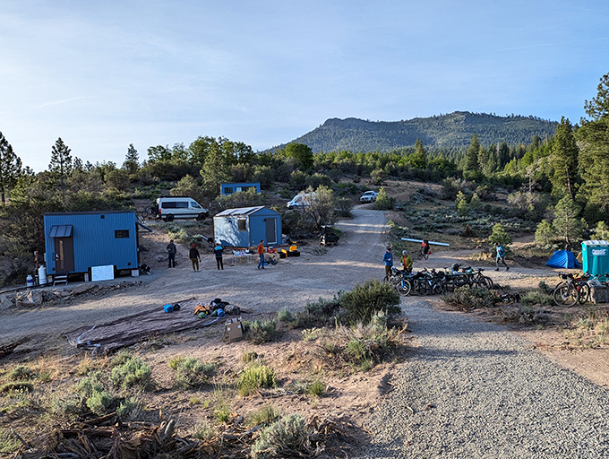 Adventure seekers find their paradise at nearby camping spots where nature provides the five-star views free of charge.