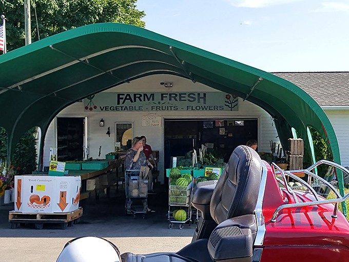 Farm-fresh produce awaits at this roadside market, where "locally grown" isn't a marketing slogan—it's simply how things are done.