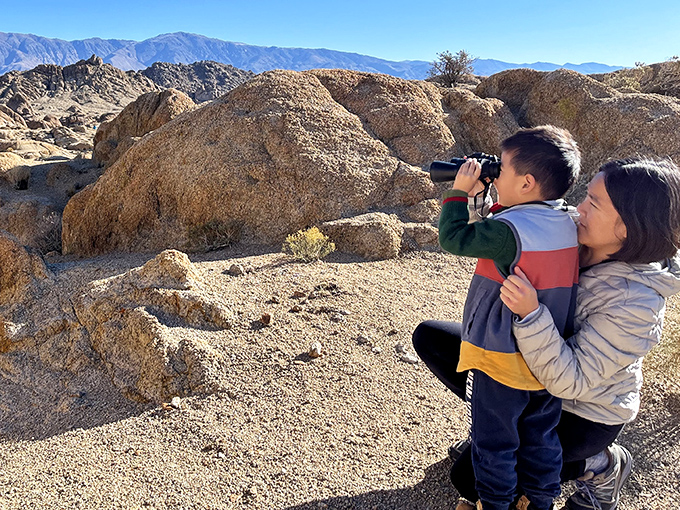 Future naturalists at work&mdash;where binoculars transform curious kids into passionate explorers of this magnificent wilderness.