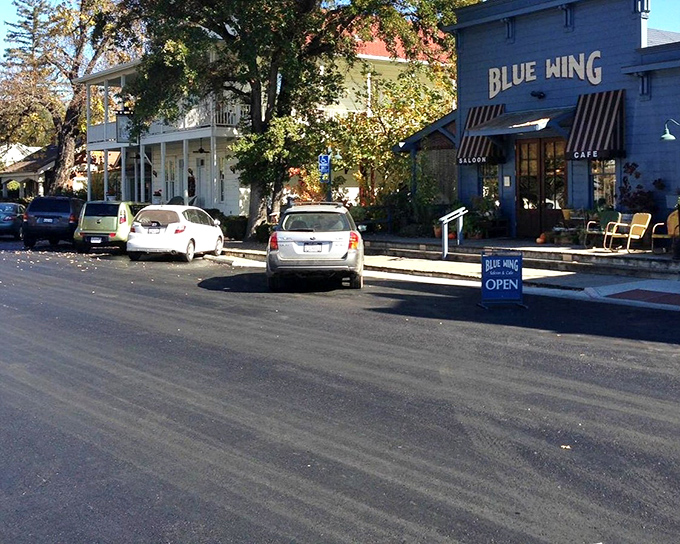 The Blue Wing Caf&eacute; and Tallman Hotel stand as neighbors in time as well as space, preserving Upper Lake's architectural heritage.